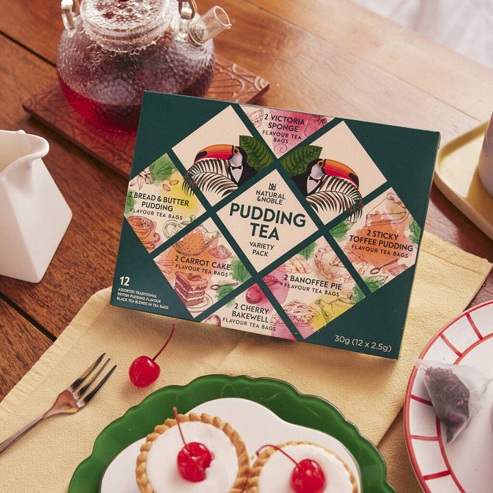 Pudding Tea Variety Pack (12 Bags) | Treat Tea Gift – Natural & Noble ...